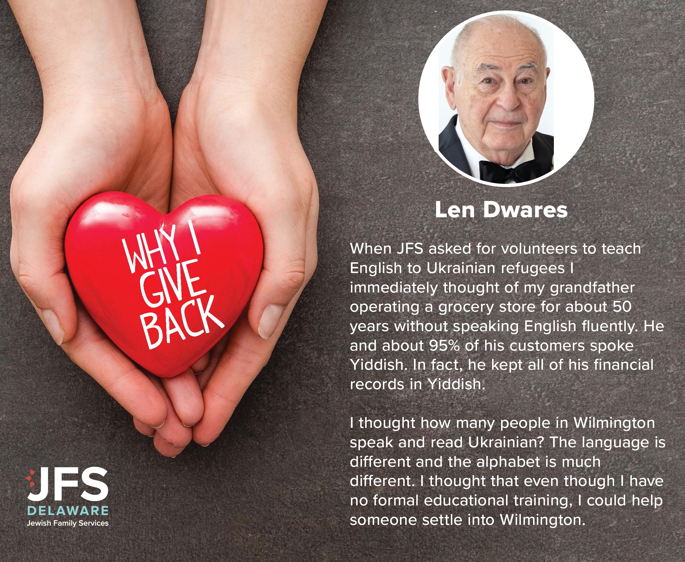 Why I Give Back: Len